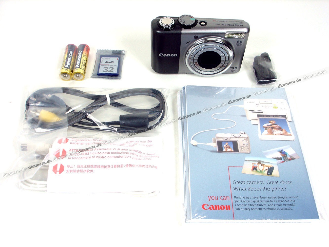 Die Kamera | Testbericht zur Canon PowerShot A2000 IS | Testberichte ...