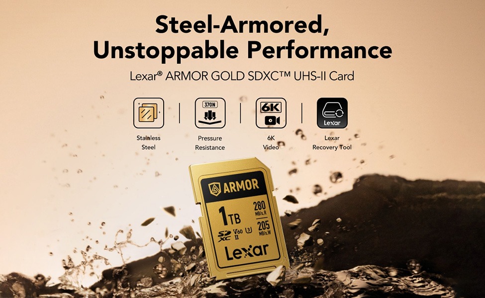 Lexar stellt die Armor Gold Pro SDXC-Karten vor | News | dkamera.de ...