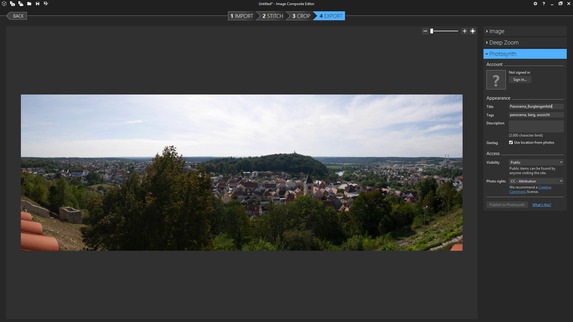 Microsoft Image Composite Editor im Praxistest | News | dkamera.de ...