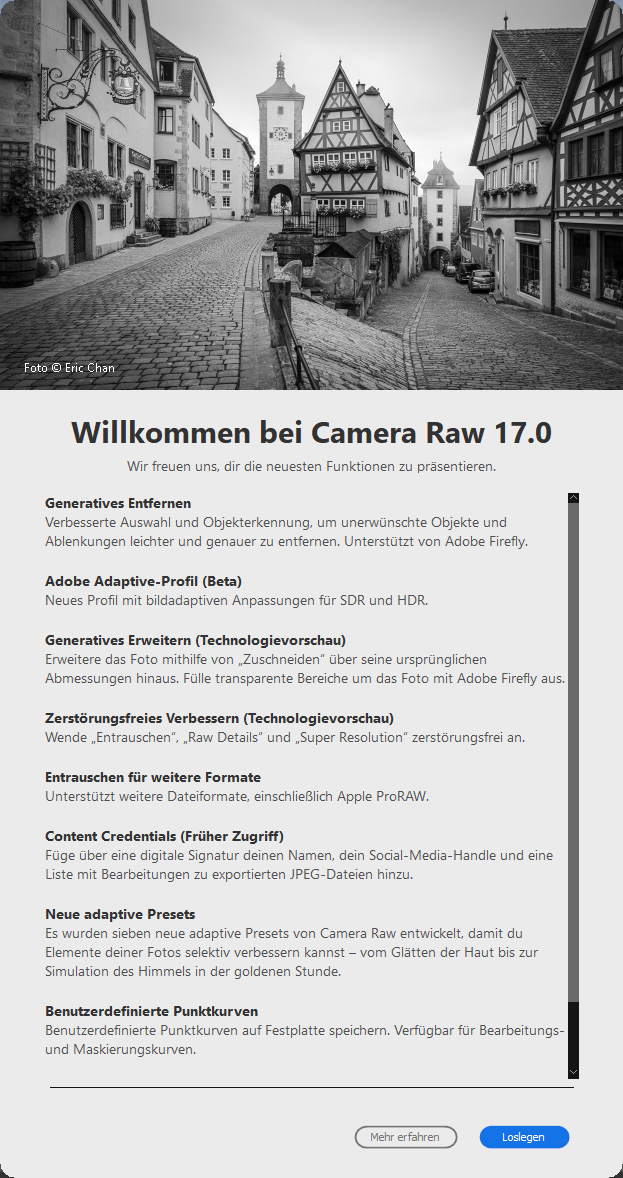 Camera RAW 17.0 bringt diverse Neuerung mit | News | dkamera.de | Das ...