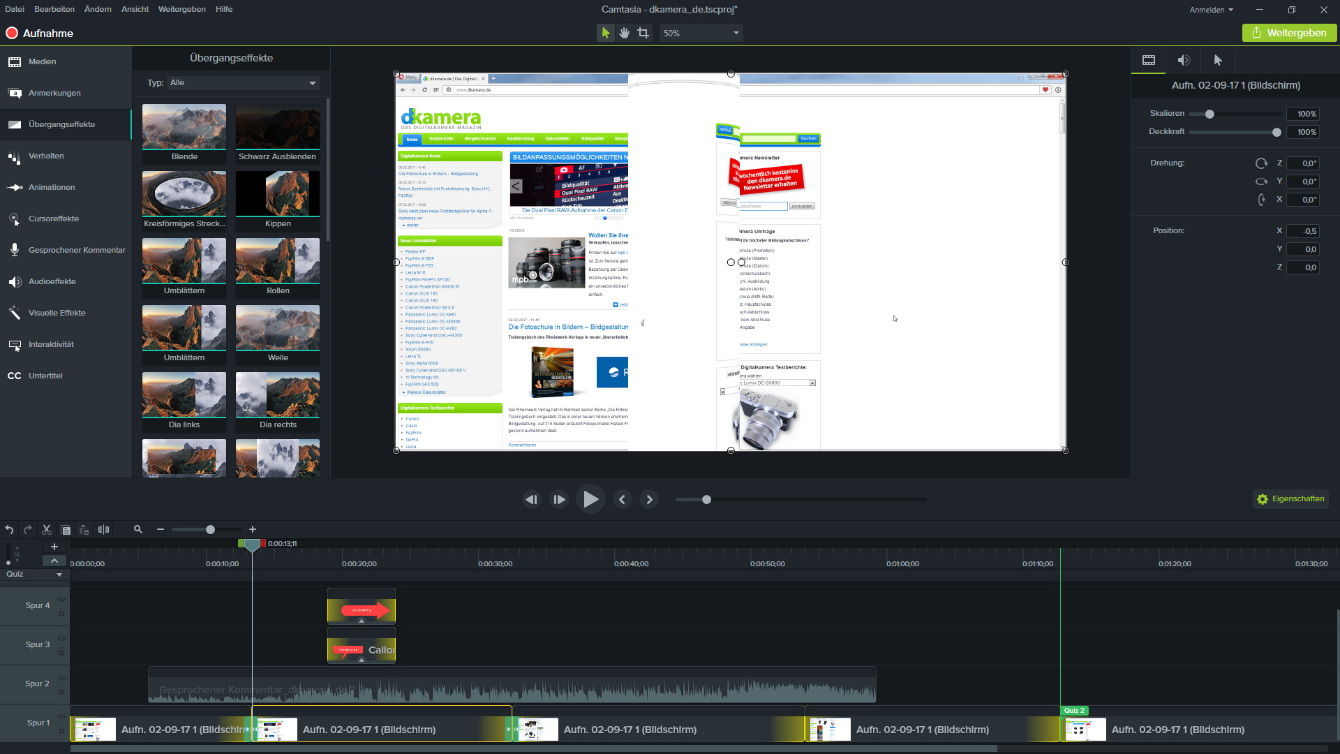 Camtasia 9 im Test | News | dkamera.de | Das Digitalkamera-Magazin