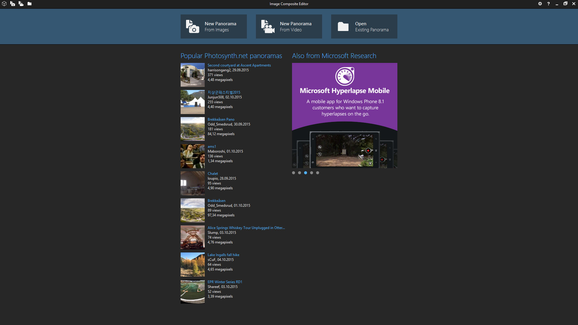 Microsoft Image Composite Editor im Praxistest | News | dkamera.de ...