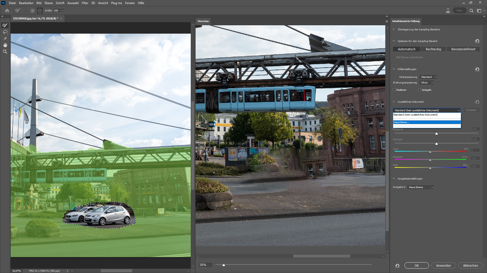Praxisbericht: Multi-Image Content Aware Fill | News | dkamera.de | Das Digitalkamera-Magazin